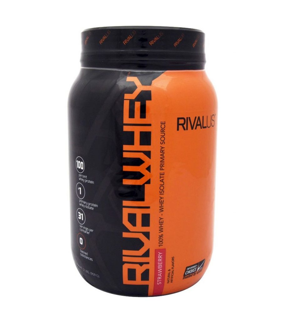 Rivalus, Rival Whey, 100 Percent Whey Protein, 2lb (1 kg) | Zone Nutrition