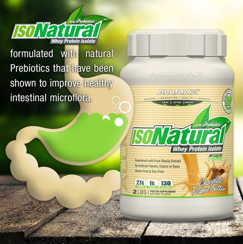 ALLMAX, IsoNatural, Whey Protein Isolate, 2 lb (1 kg) | Zone Nutrition