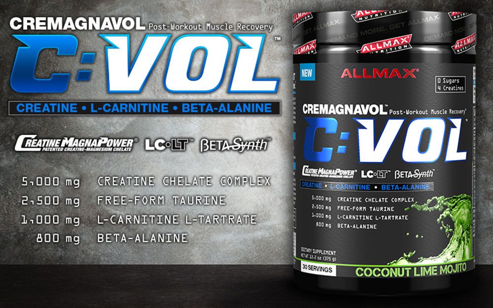 ALLMAX, C:VOL, 375g (30 Srv) | Zone Nutrition
