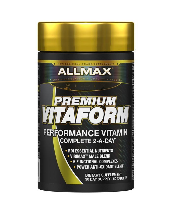 ALLMAX, Vitaform, Premium MultiVitamin For Men, 60 Tablets | Zone Nutrition