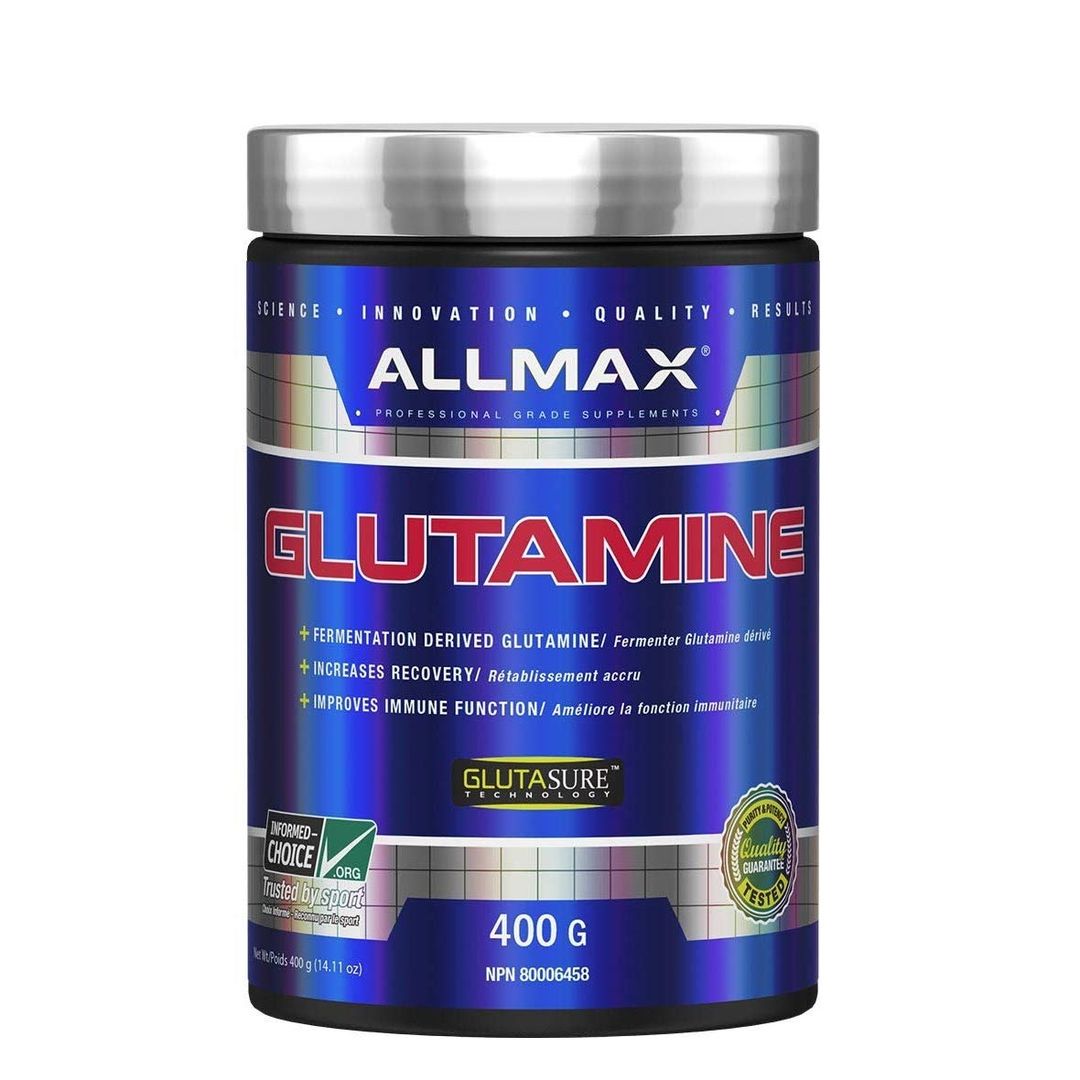 ALLMAX, Glutamine Powder, 400g (80 Srv) | Zone Nutrition