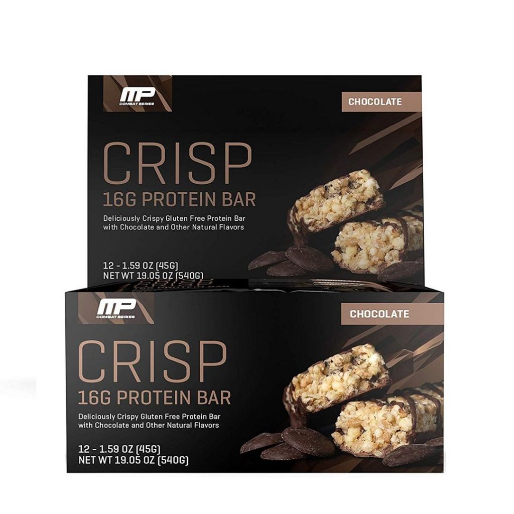 MusclePharm, CRISP Protein Bar, 45g (12/Box) | Zone Nutrition