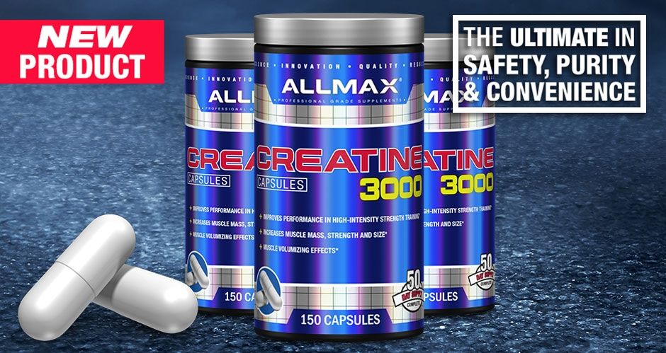 ALLMAX, Creatine 3000, 150 Capsules | Zone Nutrition
