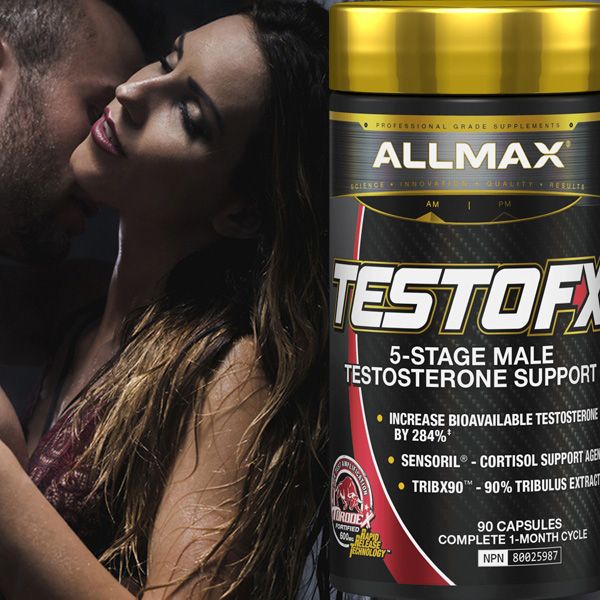 ALLMAX, TestoFX, 5-Stage Male Testosterone Amplifier, 90 Capsules ...