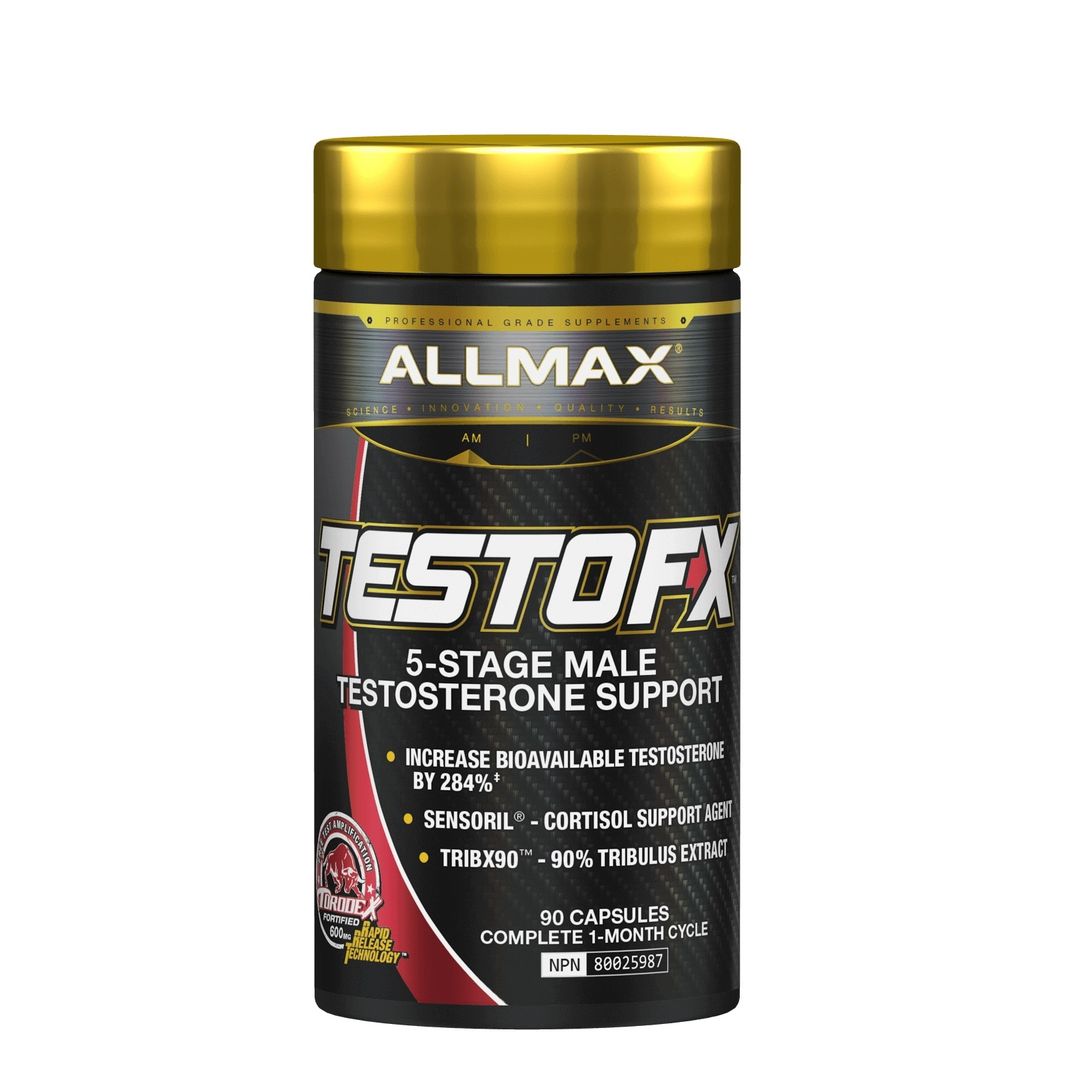 ALLMAX, TestoFX, 5-Stage Male Testosterone Amplifier, 90 Capsules ...