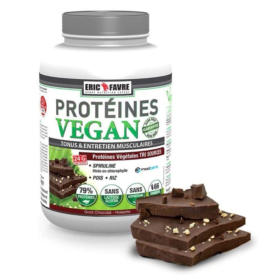 Eric Favre, Vegan Proteins, 2kg (66 Srv) | Zone Nutrition
