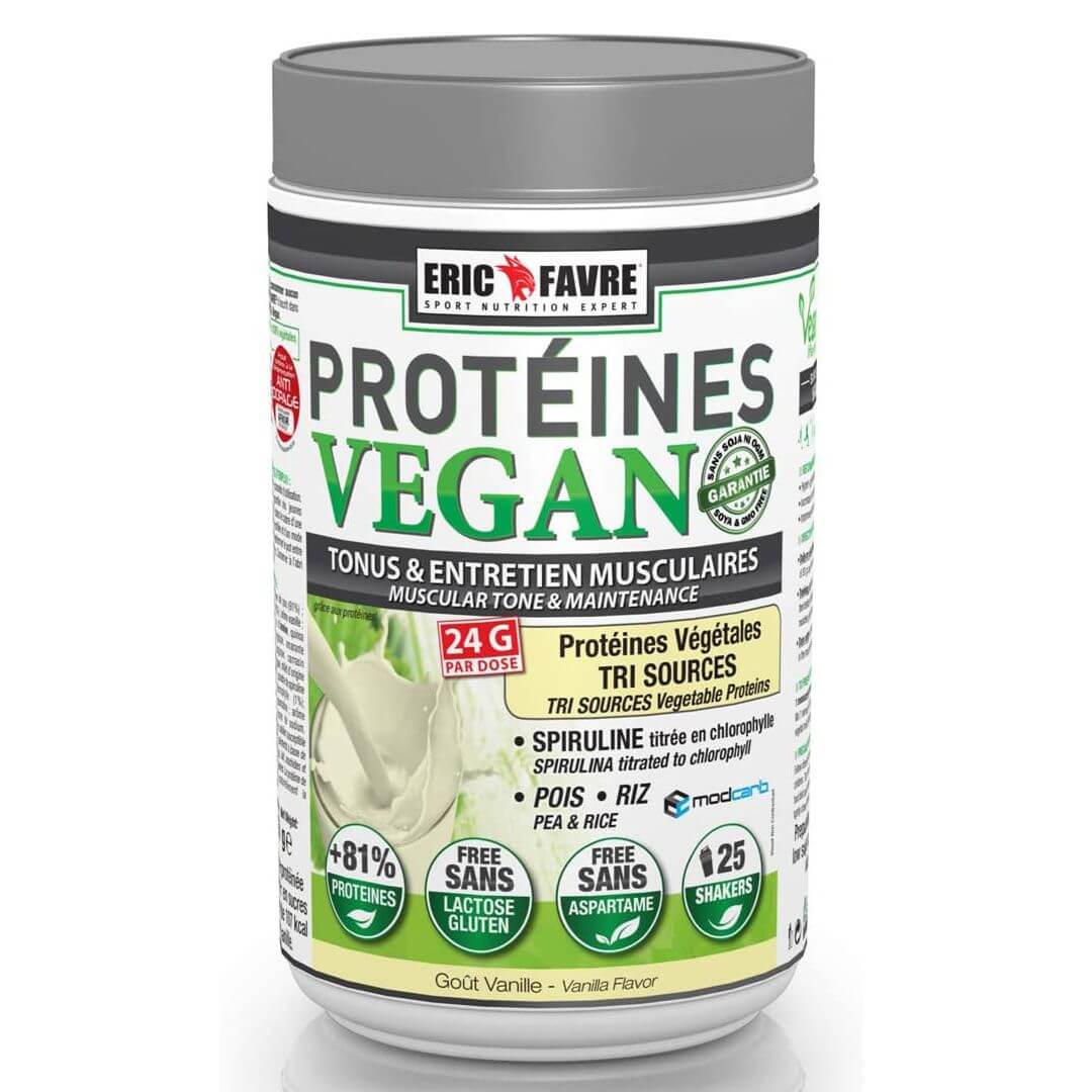 Eric Favre Vegan Proteins 750g 25 Srv Zone Nutrition