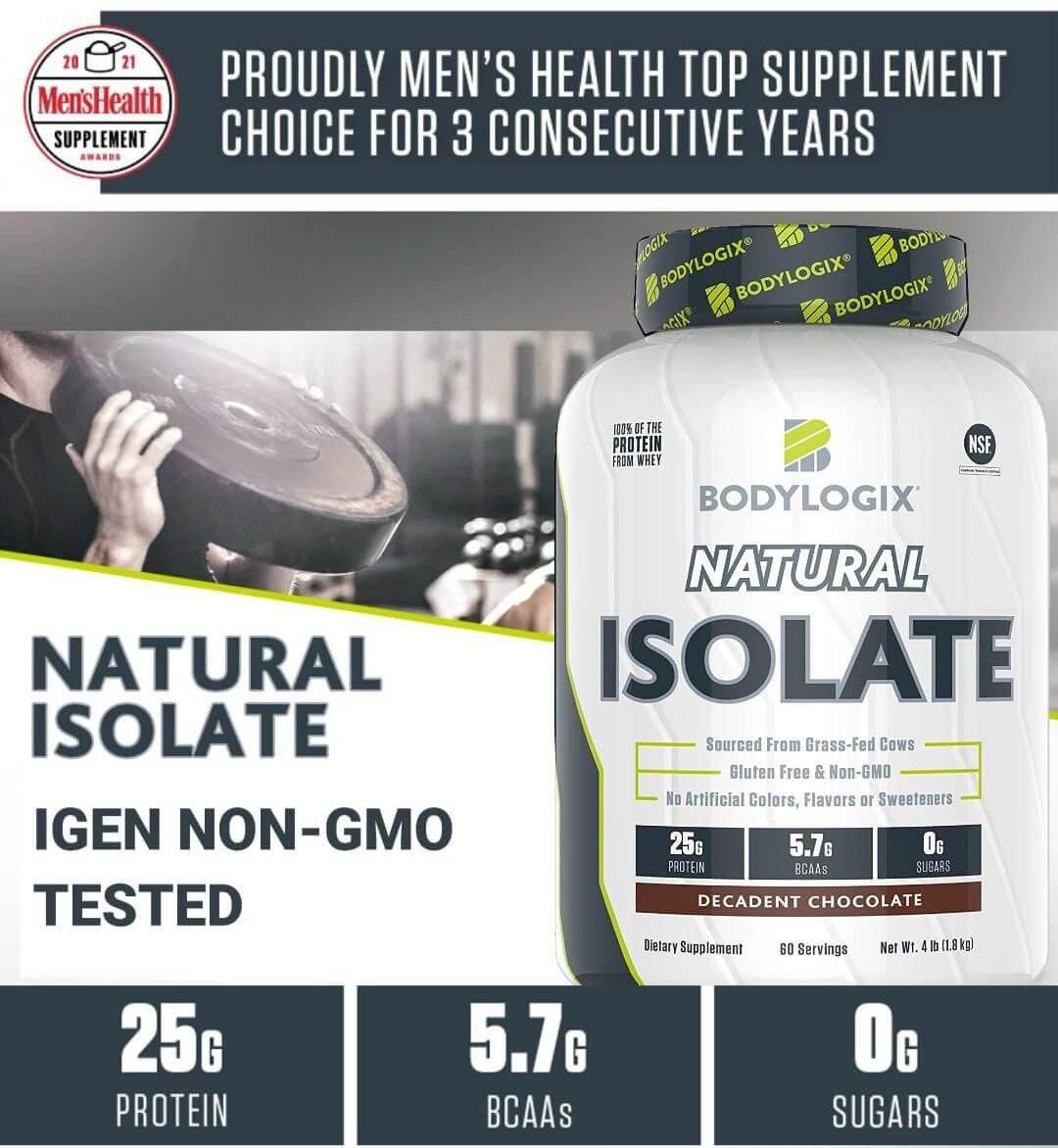Bodylogix, Natural Isolate, 4 LB | Zone Nutrition