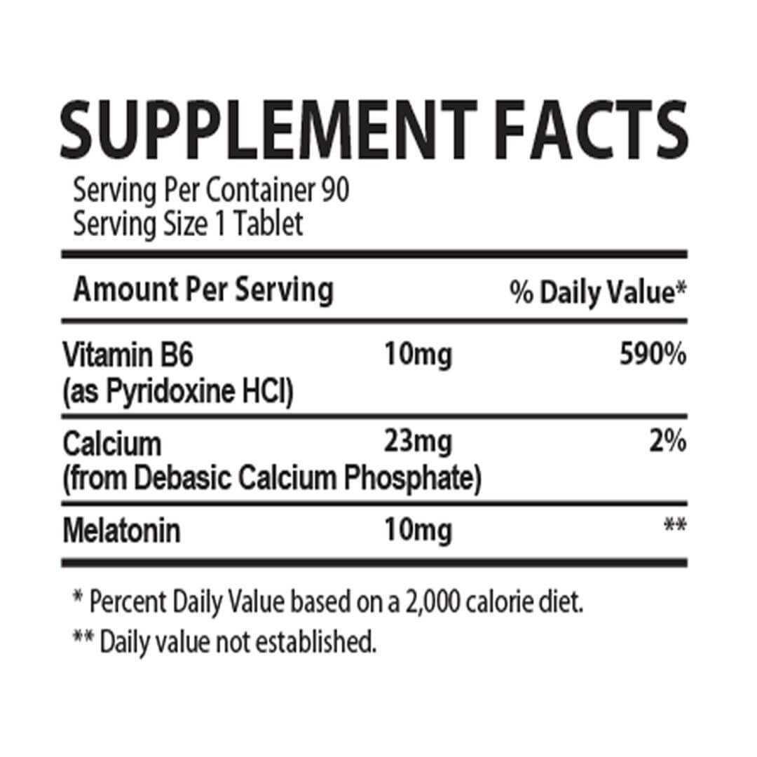 Muscle Rulz, Melatonin, 10mg | Zone Nutrition