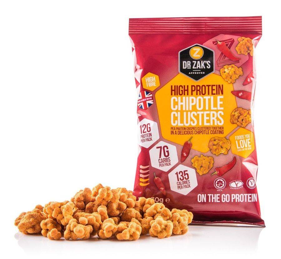 Dr Zak’s, High Protein Clusters, 6x30g Packs | Zone Nutrition