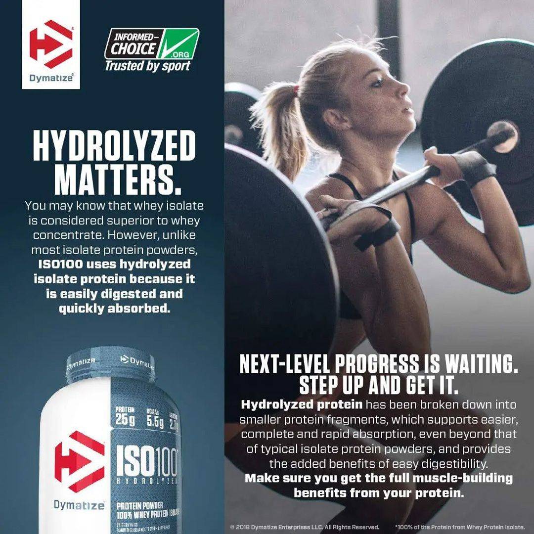 Dymatize, ISO100 Hydrolyzed, 100% Whey Protein Isolate | Zone Nutrition