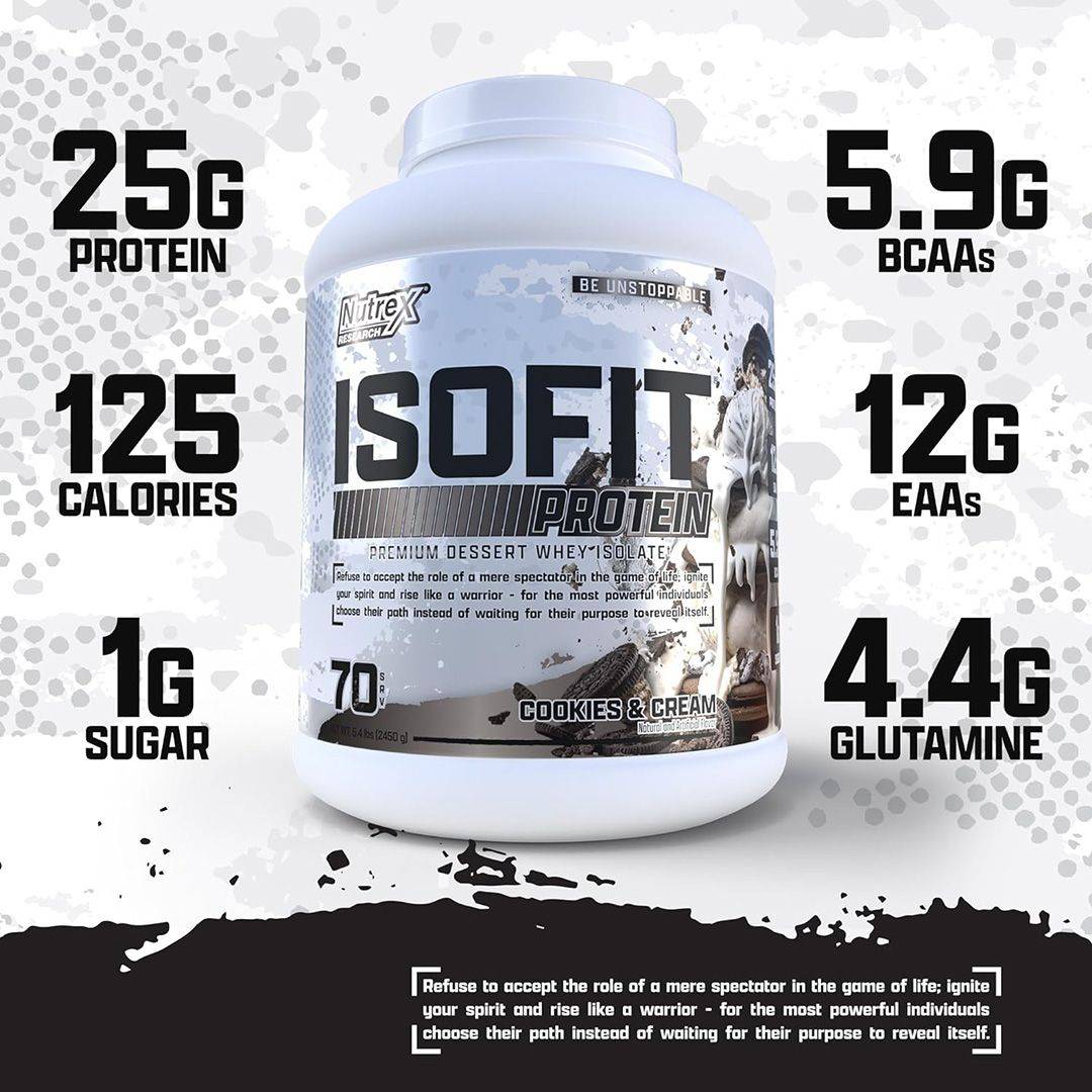 Nutrex, ISOFIT, Whey Isolate | Zone Nutrition Supplements Lebanon
