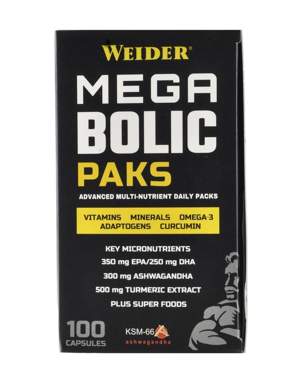 Weider, Mega Bolic Paks, 100 caps | Zone Nutrition