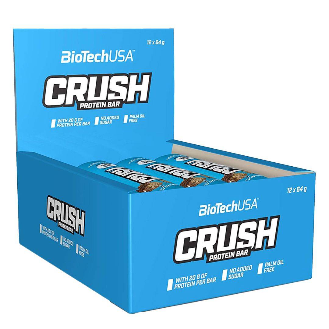 BioTech USA, Crush Protein Bar, 12/Box | Zone Nutrition