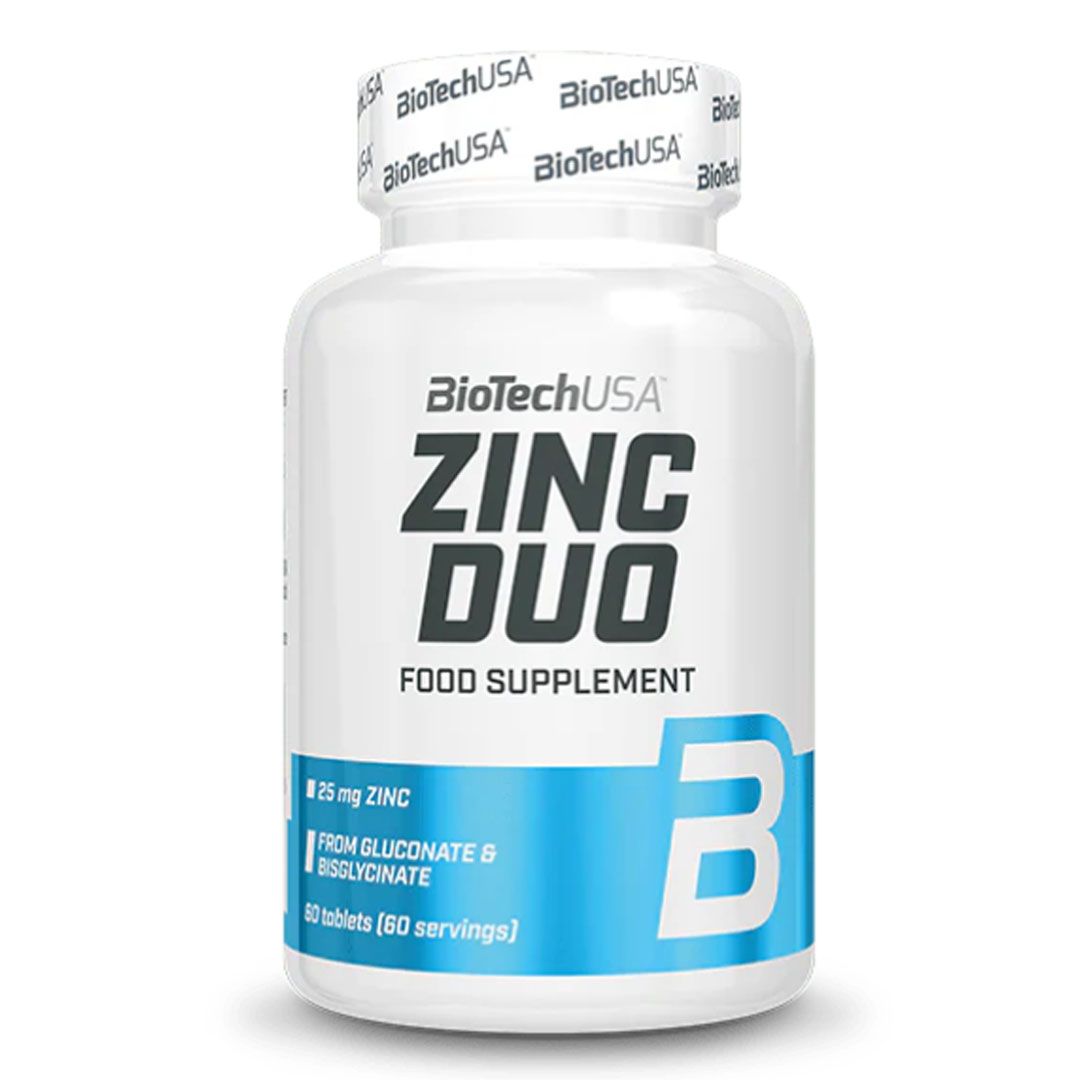 BioTech USA, Zinc Duo, 60 Tablets | Zone Nutrition Supplements Lebanon